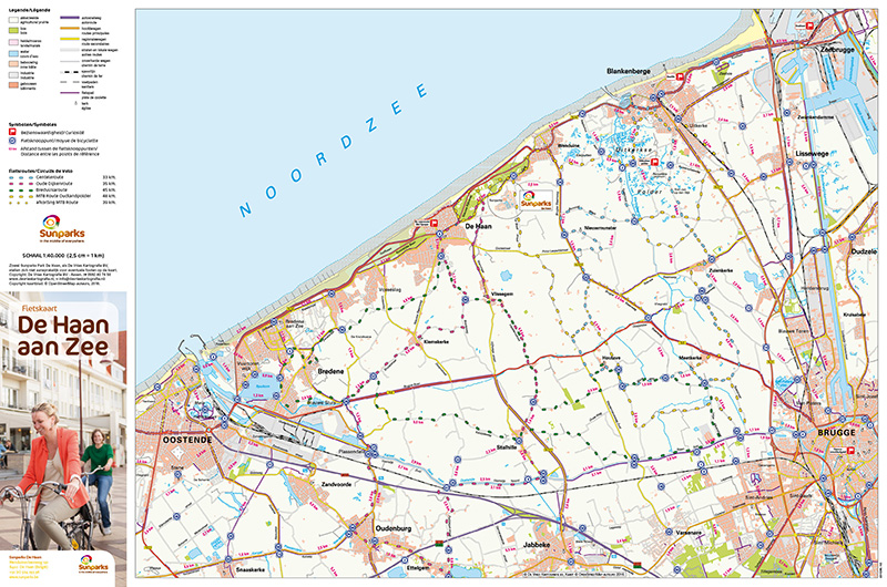 Fietskaarten en wandelkaarten » Sunparks De Haan Aan Zee | De Vries ...